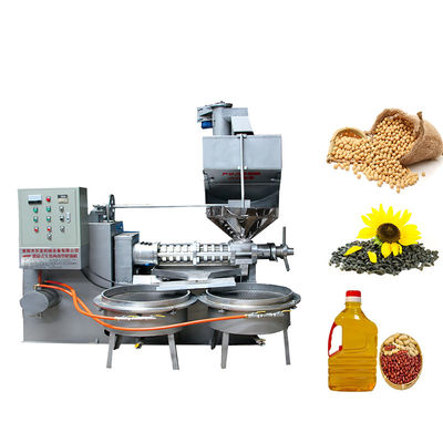 Automatic Cooking Sunflower Sesame Oil Machine Big Capacity 22KW Power